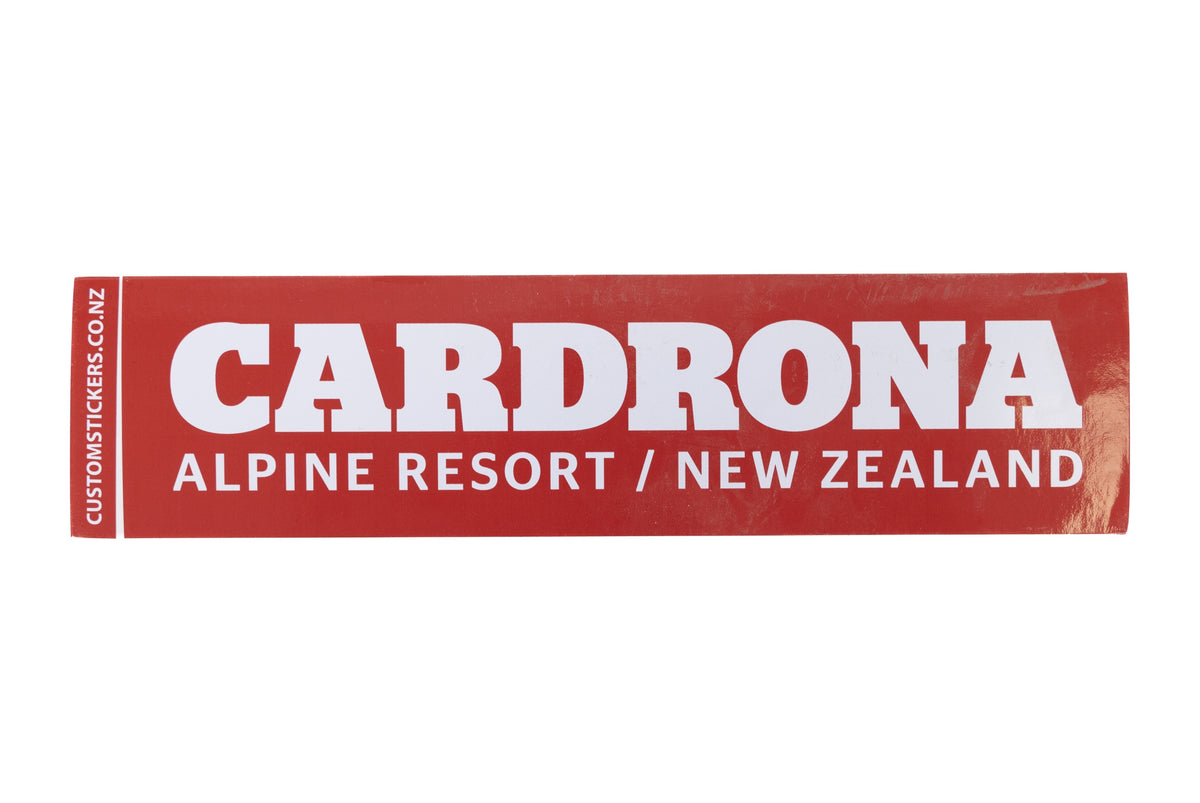 Cardrona Bumper Sticker – Cardrona Corner